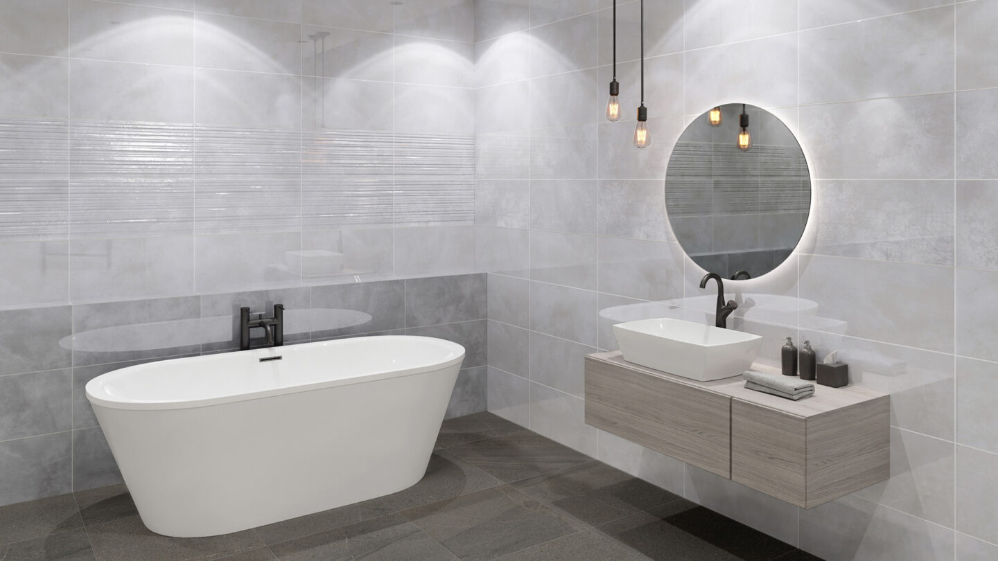 Perpaduan Keramik Lantai dan Dinding Kamar Mandi dari Roman - Roman ...