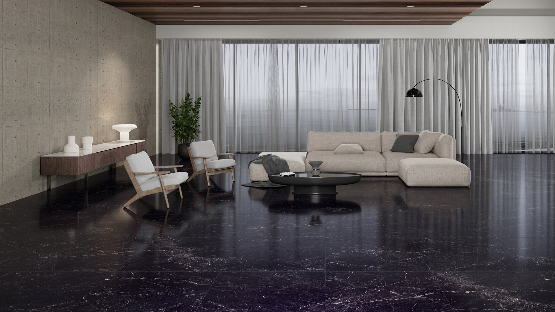 7 Rekomendasi Ubin Granit Motif Marmer Hitam Mewah dan Eksklusif ...