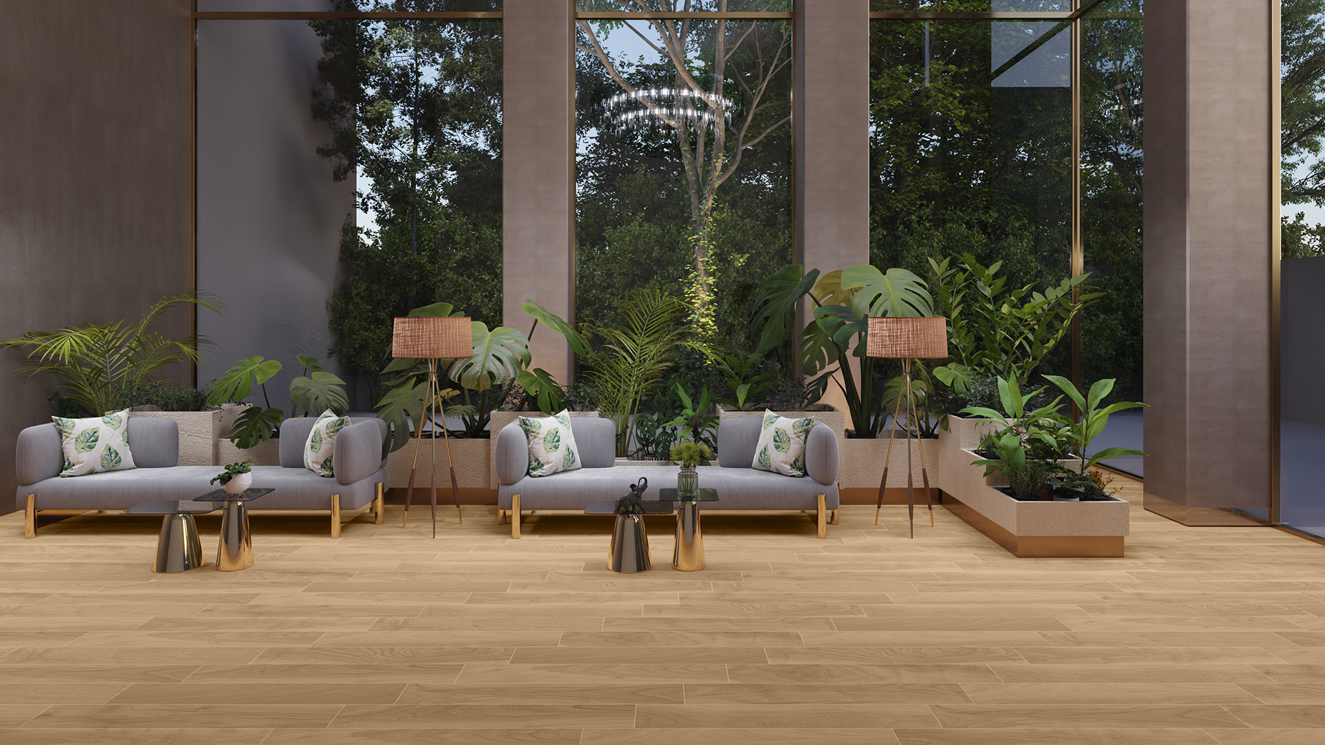 Ubin Granit Motif Kayu Terbaru dari Roman untuk Bangunan Bertema Alam ...