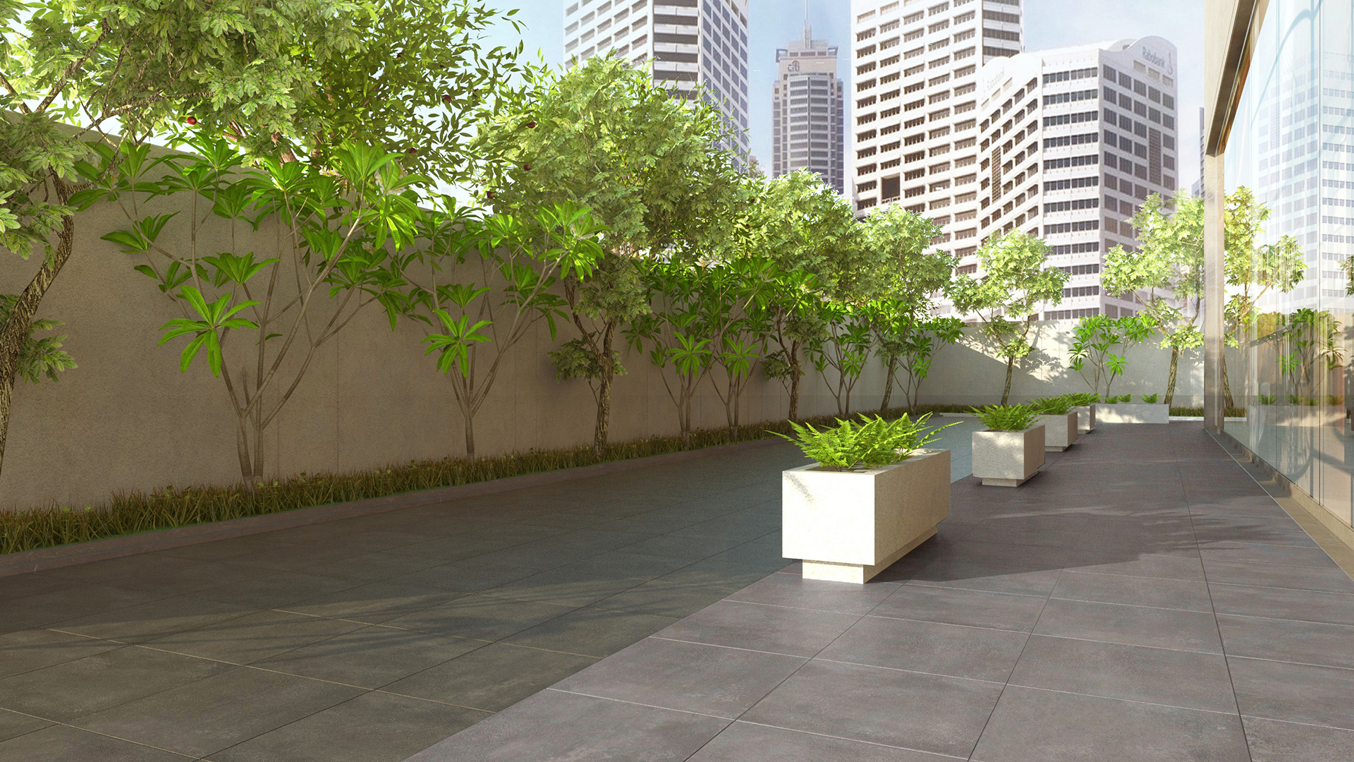 Outdoor Grey Porcelain Tile 60x60 - ROMAN - The leading brand for the ...