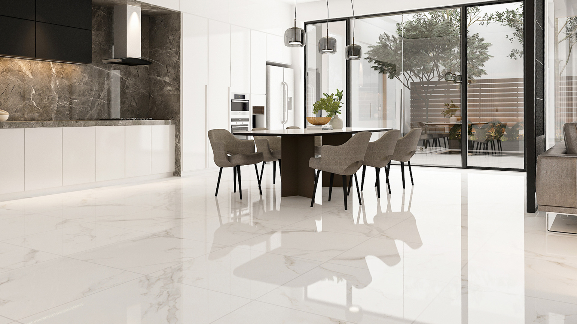 Granit Motif Marmer dCervinia - Roman