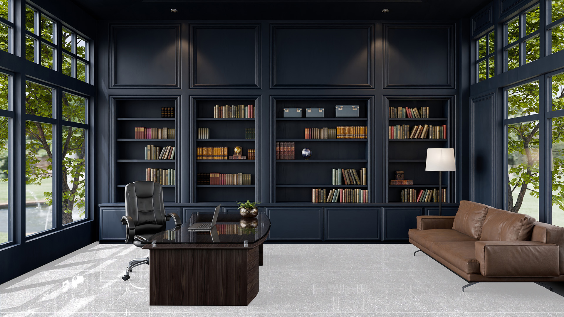 Porcelain Tile Speckled Motif dRhodes - ROMAN - The leading brand for ...